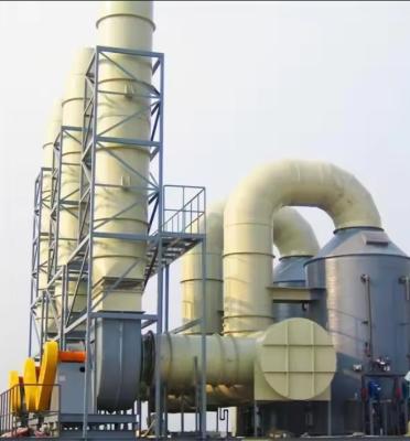 China Industrial FRP GRP Absorption Tower for Tail Gas and Acid Mist Treatment 99% Efficiency for sale