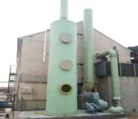 China Industrial FRP GRP Absorption Tower for Tail Gas and Acid Mist Treatment 99% Efficiency for sale