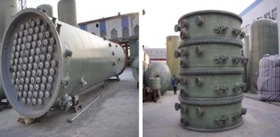 China FRP Acid Mist Absorption Tower 120℃ Multi Layer Spraying for Waste Gas Treatment for sale
