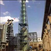 China FRP Acid Fume Mist Scrubber Waste Gas Purification Tower 90% Efficiency Custom Size for sale
