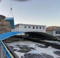 China Heat Insulation FRP Arched Wastewater Tank Cover Anti Aging for Sewage Tank 20 Years for sale