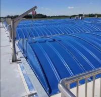 China Heat Preservation FRP Wastewater Tank Cover 2m Span Sewage Pool Gas Collecting Plate for sale