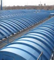 China FRP GRP Sewage Pool Cover Plate Gas Collecting Hood 2-10mm Thickness Customizable for sale