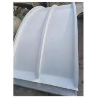 China FRP Wastewater Tank Cover Arch Gas Collecting Hood Rainproof 2m Span Customizable for sale