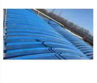 China FRP Wastewater Tank Cover Arch Gas Collecting Hood Rainproof 2m Span Customizable for sale