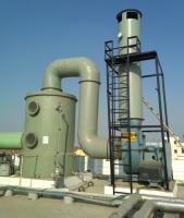 China FRP Cyclone Plate Packed Desulfurization Tower 99% Efficiency Chemical Fume Treatment for sale