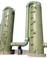 China FRP Desulfurization Tower Vertical Cyclone Plate Tower 1-5m Diameter 95% Efficiency for sale