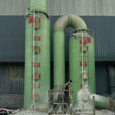 China Vertical Countercurrent Spray Tower Corrosion Resistance For Desulfurization Solutions for sale