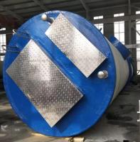 China FRP Integrated Sewage Lifting Station 1000L/H Prefabricated Wastewater Pump Station 110V-580V for sale