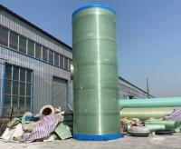 China IP68 Intelligent GRP FRP Pump Station 10-500m³/h Fiberglass Buried Prefab Installation for sale