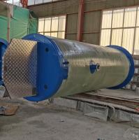 China IP68 Intelligent GRP FRP Pump Station 10-500m³/h Fiberglass Buried Prefab Installation for sale