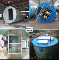 China Integrated GRP FRP Prefab Pump Stations For Flood Control Sewage Treatment Solution for sale