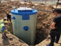 China Underground Integrated FRP Pump Station Fully Automatic Sewage Pumping Station for sale
