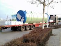 China FRP Rain Water Sewage Prefabricated Pump Station 100m3/h Integrated Lifting Station for sale