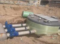 China OEM Prefabricated Integrated FRP Pump Station 110V-580V 10kW-200kW Commercial Sewage Lift for sale