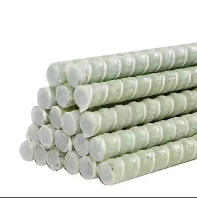 China Lightweight Corrosion Resistant FRP GRP Rebar 12mm Round Fiberglass Reinforcement Bar for sale