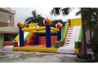 China Bounce House Commercial Inflatable Slide With Double Slide For Outdoor And Indoor for sale