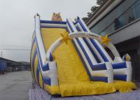 China 18 OZ PVC Inflatable Bouncer Slide Commercial Inflatable Slide For Children 10L X 5W X 8H(meters) for sale