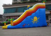 China Sea World Theme Commercial Inflatable Dry Slide For Event Activities for sale