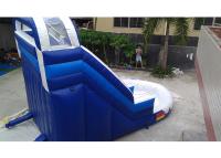 China Small Wavy Commercial Grade Inflatable Water Slide For Resident for sale