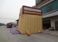 China Funny Outdoor Inflatable Slide , Inflatable Wet / Dry Slide For Kids for sale
