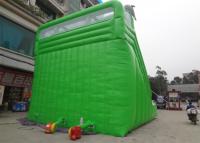 China Tropical Island Commercial Inflatable Water Slip N Slide , Inflatable Pool Slide For Adult for sale