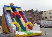 China White / Red / Yellow Giant Commercial Inflatable Water Slides , Inflatable Slides For Adult for sale