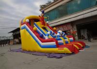 China Commercial Grade Inflatable Dry Slide Cool Double Lane For Children for sale