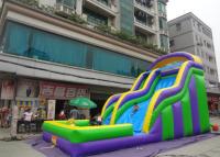 China Huge Commercial Inflatable Slide 9L X 4W X6H / Digital Printing Inflatable Water Park Slide for sale