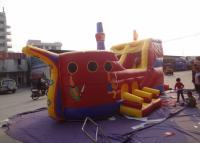 China Custom Design Pirate Ship Commercial Inflatable Slide For kid for sale