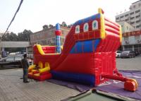 China Custom Design Pirate Ship Commercial Inflatable Slide For kid for sale