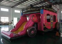 China Princess Inflatable Combo With Full Printing ,Giant Inflatable Bouncers With Slide for sale