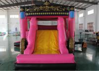 China Princess Inflatable Combo With Full Printing ,Giant Inflatable Bouncers With Slide for sale