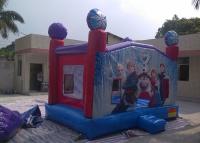 China Spderman / Frozen Inflatable Jumping House With PVC Tarpaulin for sale