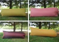 China Blue / Yellow Waterproof Inflatable Sleeping Bag For Festival Camping for sale