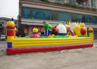 China Customized Cartoon Inflatable Bouncy Castle Waterproof  / Fire - Resistant for sale
