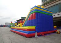 China Exciting Outdoor Blow Up Slide / Commercial Inflatable Slide For Amusement Park for sale