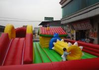 China Interesting Inflatable Fun City Playground Bouncy House With Air Blower for sale