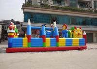 China 0.55mm PVC Tarpaulin Flower Fairies Inflatable Fun City Playground For Fun Games for sale