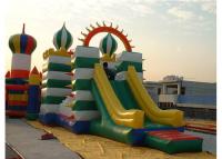 China High Durability Inflatable Obstacle Course With Slide / Tunnel / Bouncer for sale