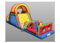 China 0.55mm PVC 12*4*3m Dog Inflatable Obstacle Course For Obstacle Sport Game for sale