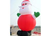 China Outdoor Cute Inflatable Advertising Products Santa Advertising Claus for sale