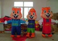 China 2m Oxford Fabric Promotion Inflatable Cartoon Characters With Logo Printed for sale