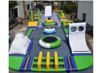 China 40*30m Double / Quadruple Stitching Inflatable Floating Water Park For Kids And Adults for sale