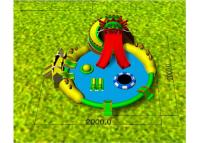 China High Durability 400KG 15mL*7mW*6mH Inflatable Water Park EN71 Certificated for sale