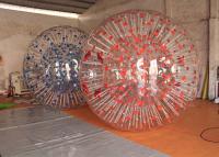 China Transparent High Durability Inflatable Sports Games 60kg For Zorb Ramp Race Track for sale