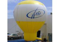 China 0.45mm Oxford Fabric Green / Yellow Inflatable Model Ballon Shape For Promotion for sale