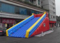 China Commercial PVC Vinyl Double Lane Kids Big Inflatable Slide For Kids And Adults for sale