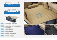 China Waterproof Green Mobile Inflatable Car Bed with No Chemical Scents / Carrying Convenient for sale