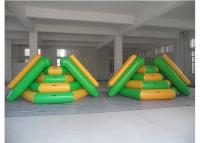 China Heat - Welding Seams Inflatable Floating Slide 3*2.2*1.8m For Water Park / Lake for sale